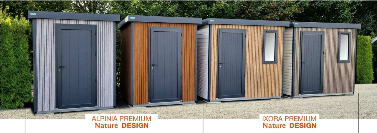 Abris de jardin toit plat premium nature design | DACRI